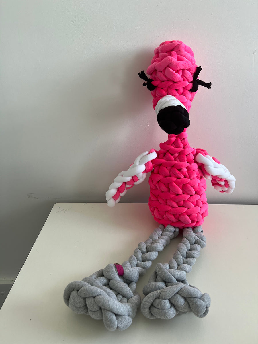 Flamingo, Jumbo Stuffie [made to order] – Stay Cozy Creative Co.