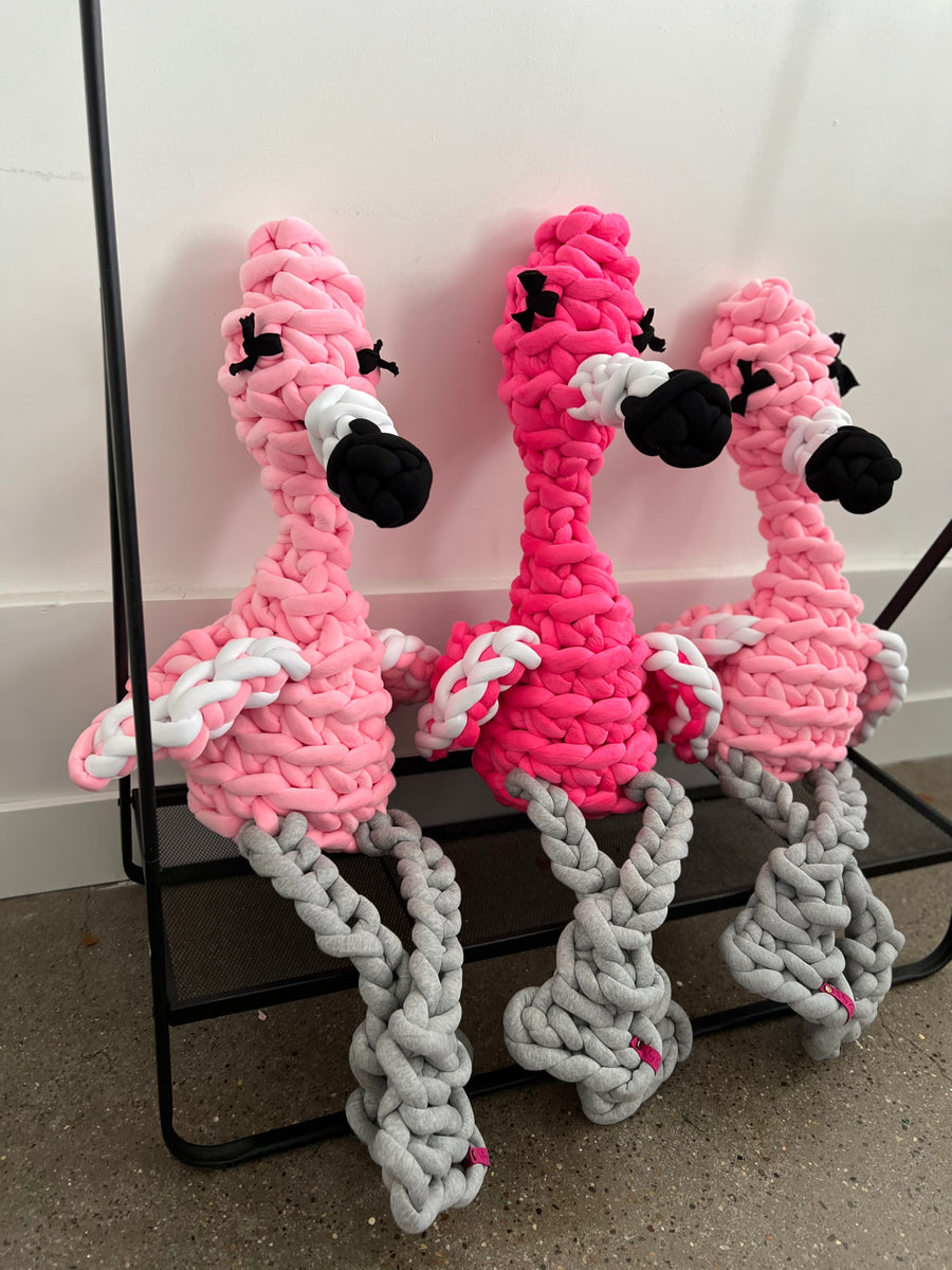 Flamingo, Jumbo Stuffie [made to order] – Stay Cozy Creative Co.