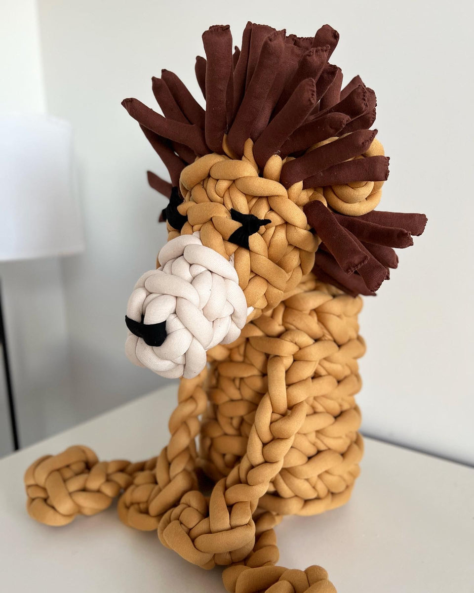 Lion, Jumbo Stuffie [made to order] – Stay Cozy Creative Co.