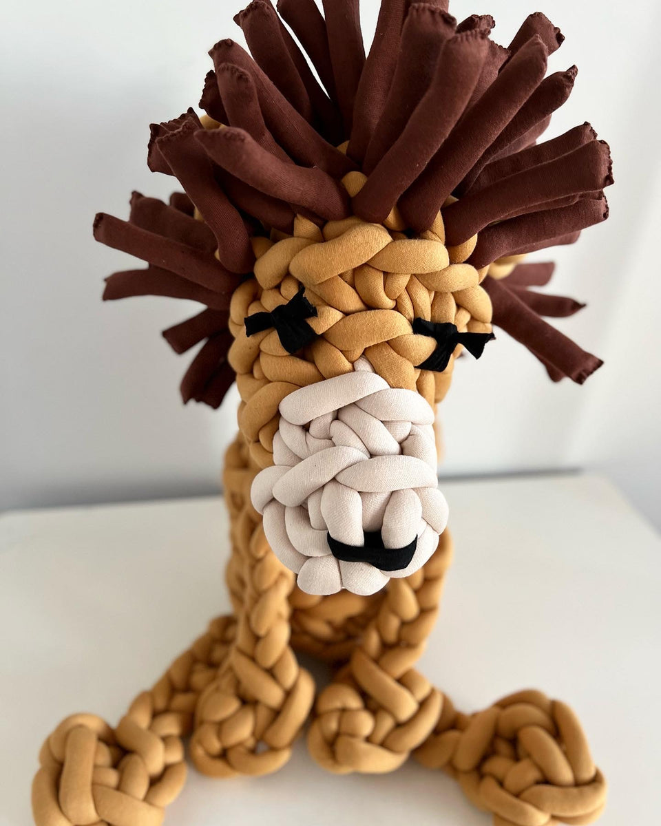 Lion, Jumbo Stuffie [made to order] – Stay Cozy Creative Co.