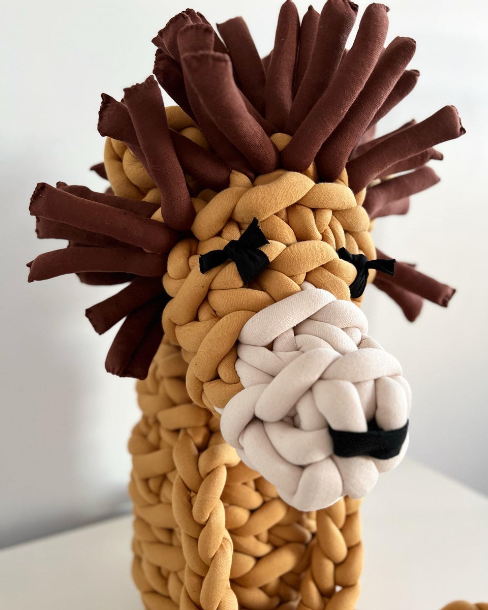 Lion, Jumbo Stuffie [made to order] – Stay Cozy Creative Co.